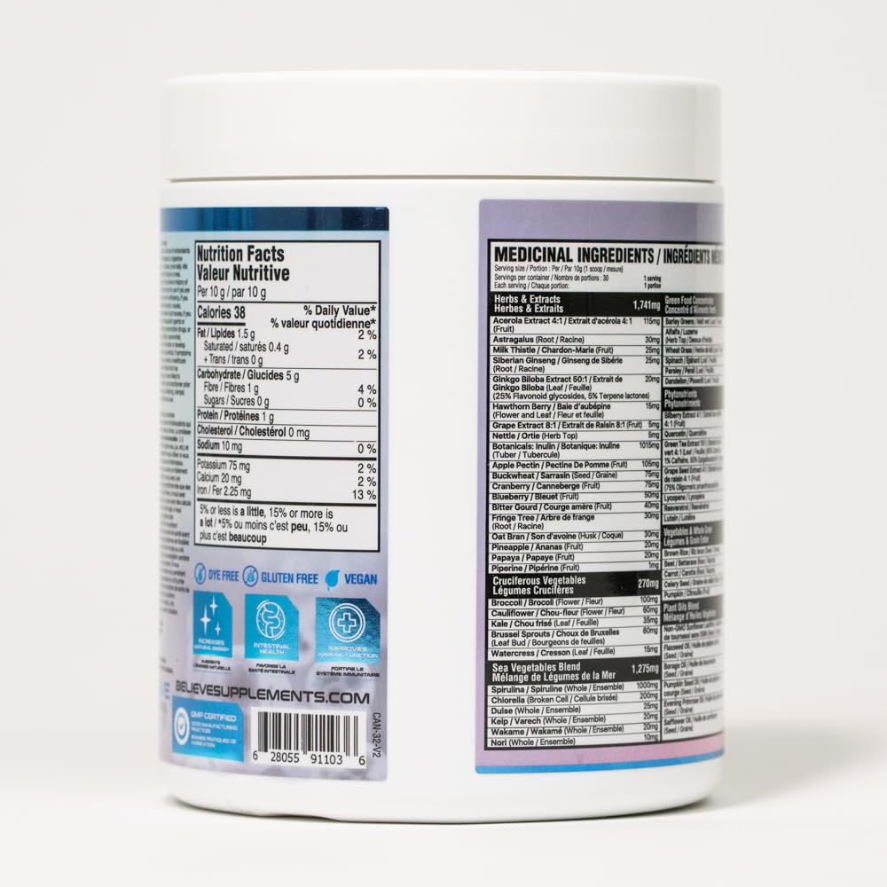 Convenient greens powders for on-the-go