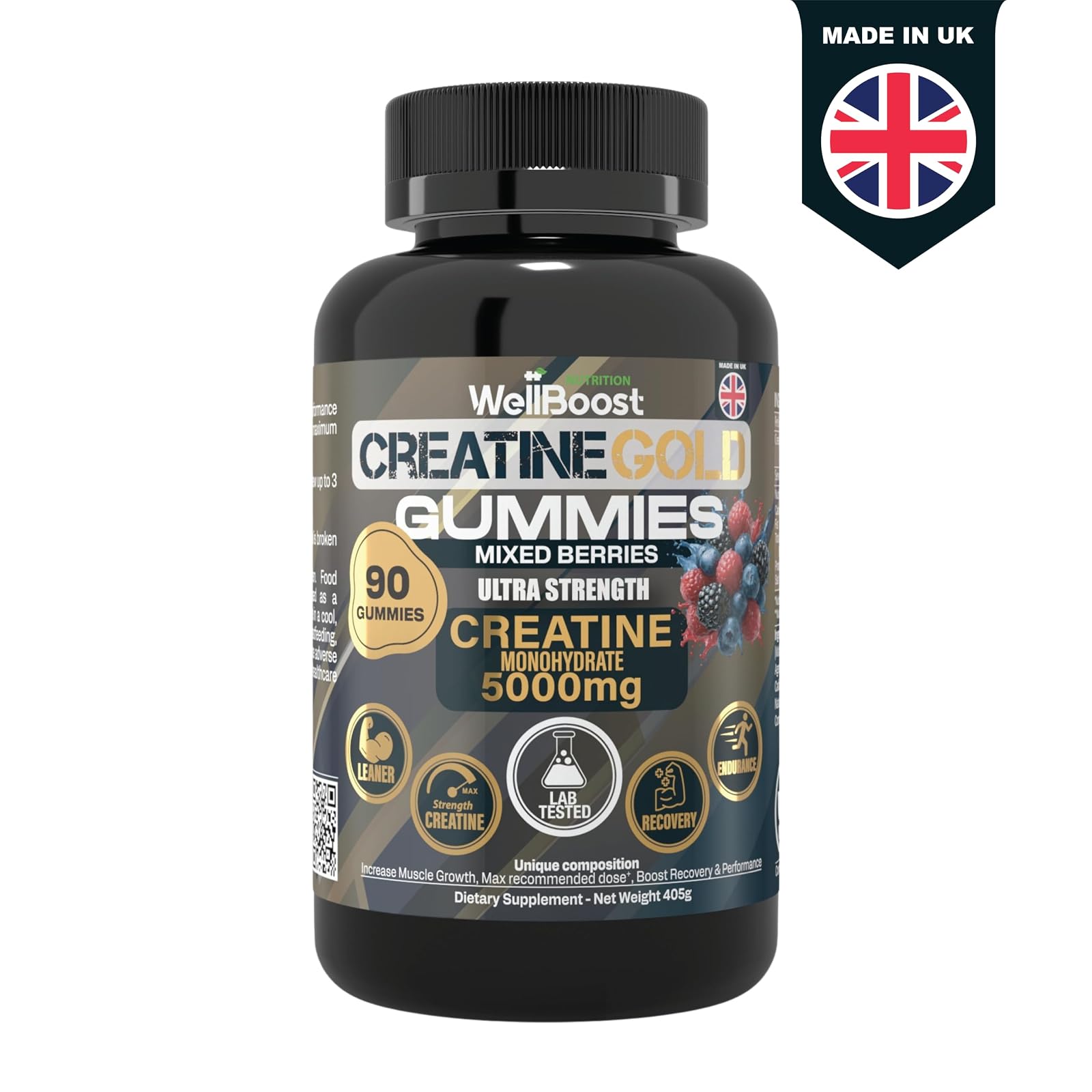 Convenient gummy creatine for workouts
