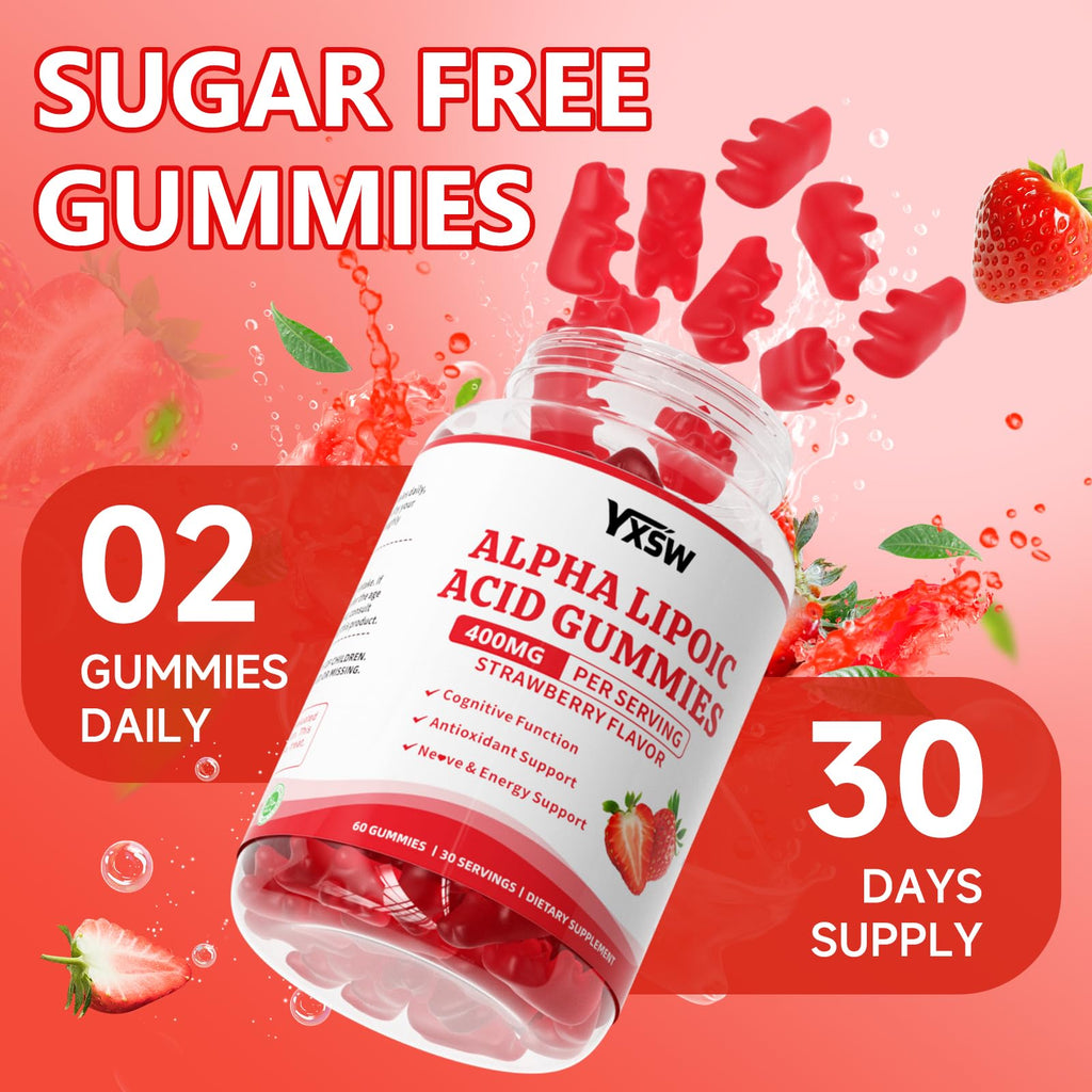 Convenient gummy form of Alpha Lipoic Acid