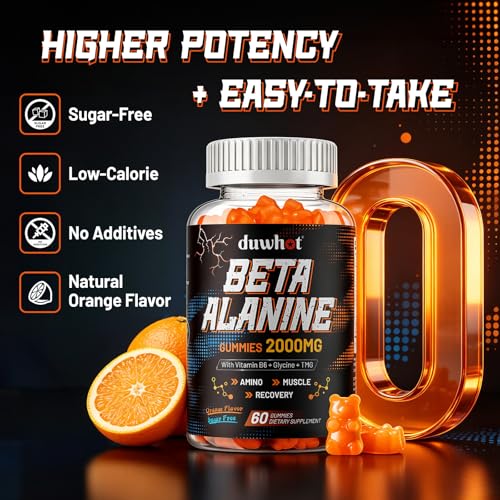 Convenient gummy form of Beta Alanine