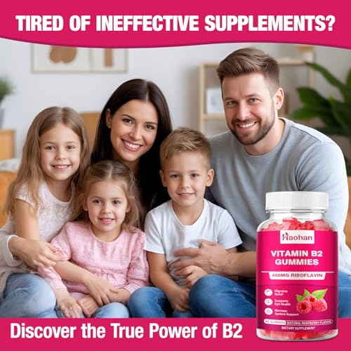 Convenient gummy form of Vitamin B2
