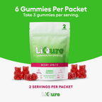Convenient gummy format for liver health