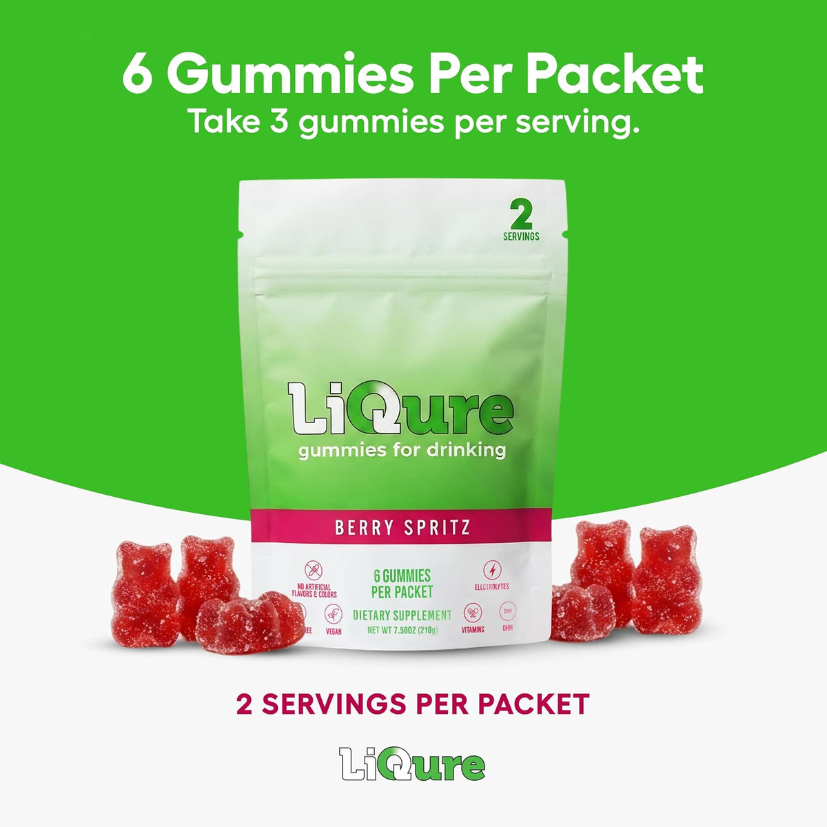 Convenient gummy format for liver health