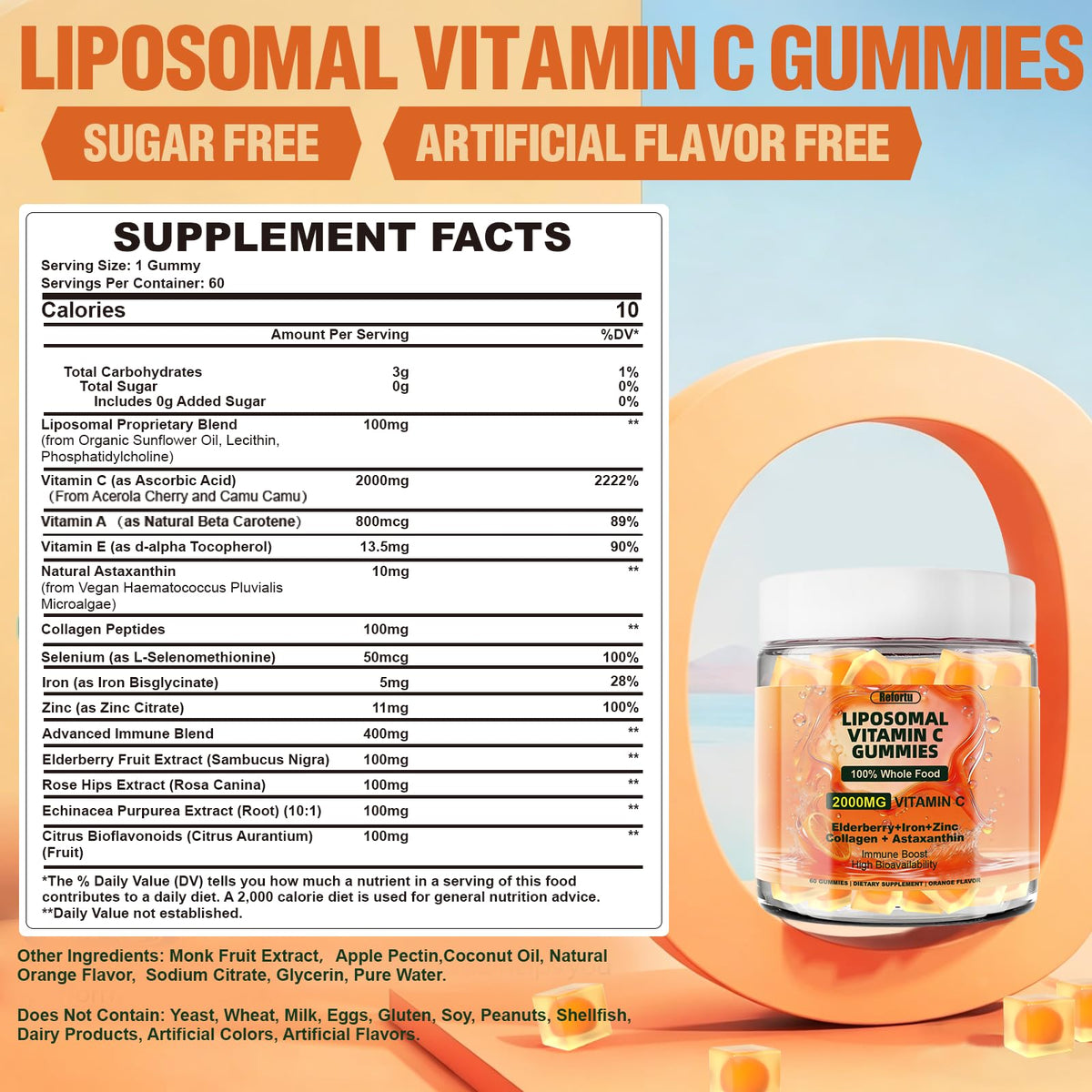 Convenient gummy vitamins for on-the-go