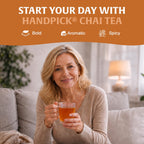 Convenient HANDPICK masala chai teabags for travel