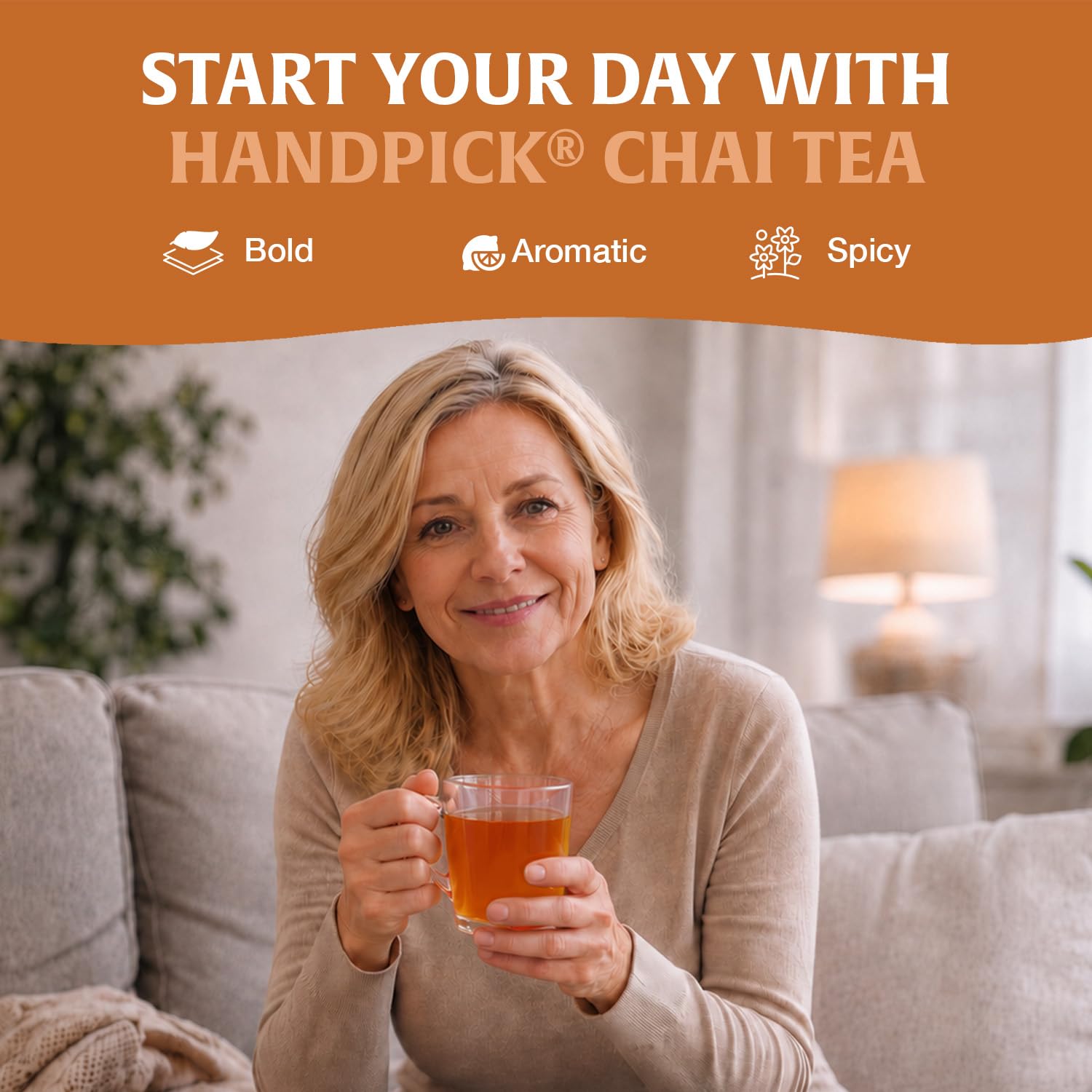 Convenient HANDPICK masala chai teabags for travel