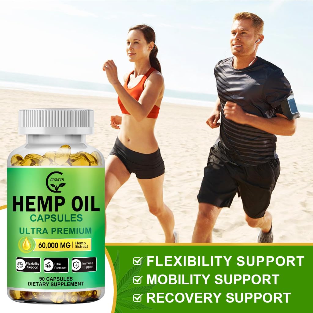 Convenient hemp oil capsules