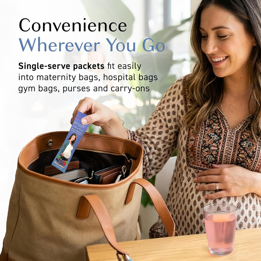 Convenient hydration for expecting mothers