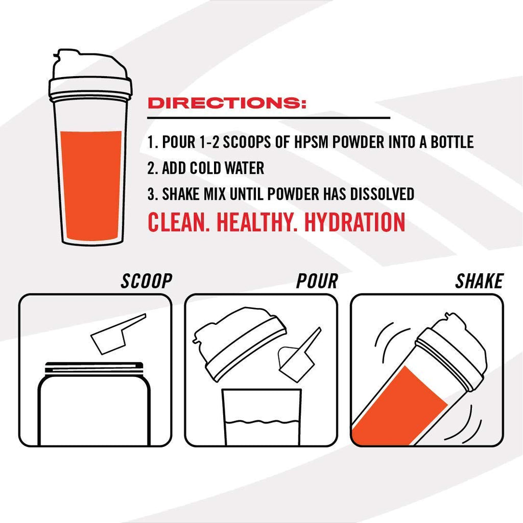 Convenient hydration mix for athletes