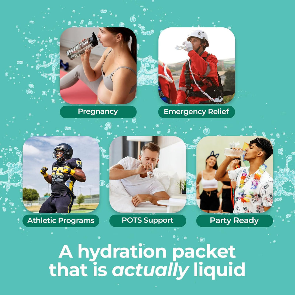 Convenient hydration packets for outdoor activities