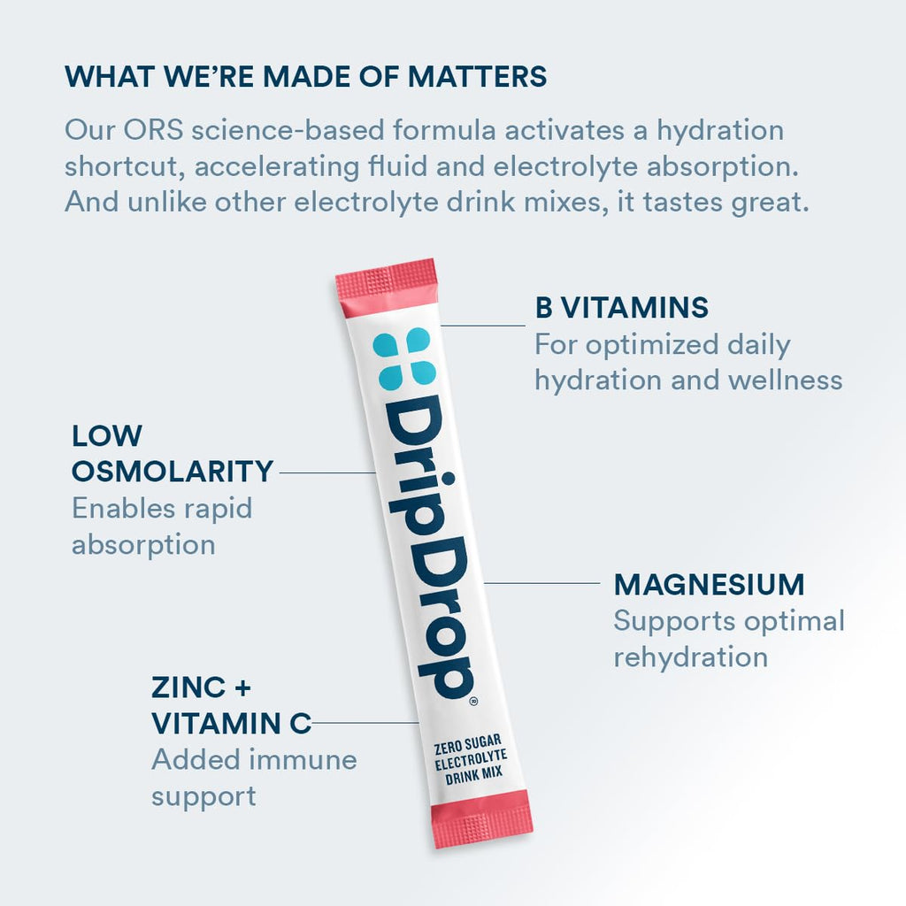 convenient hydration packets for travel