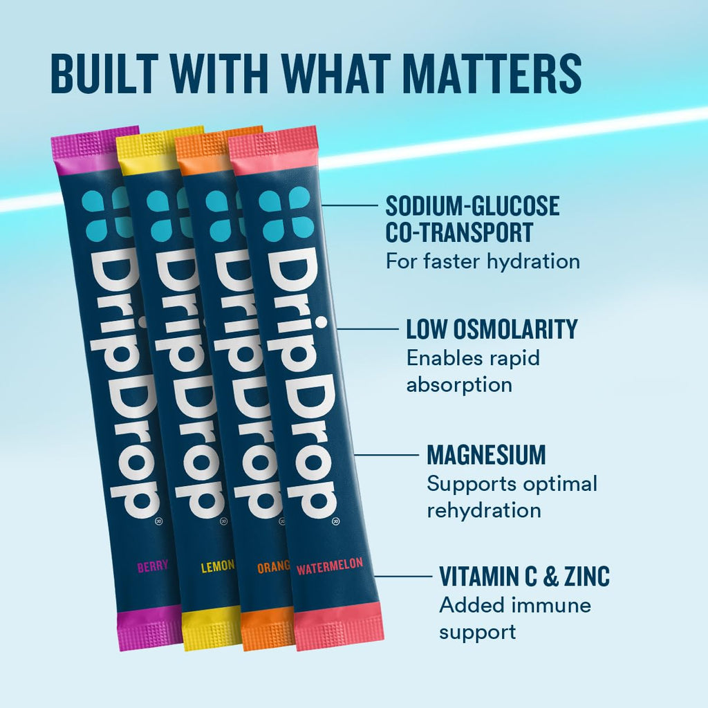 Convenient hydration solution with electrolytes