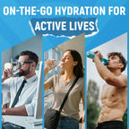 Convenient hydration sticks for travel