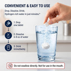 Convenient hydrogen tablets for on-the-go