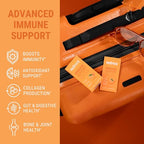 Convenient immune support strips