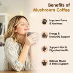 convenient instant coffee with mushrooms