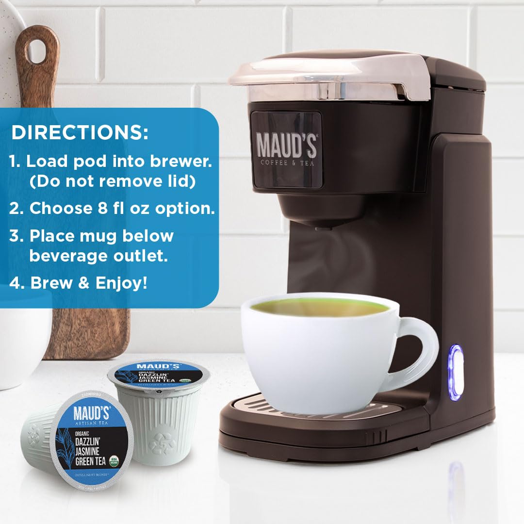convenient jasmine green tea brewing