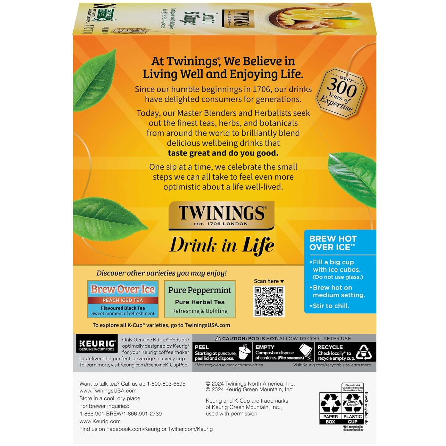 convenient K-Cup herbal tea
