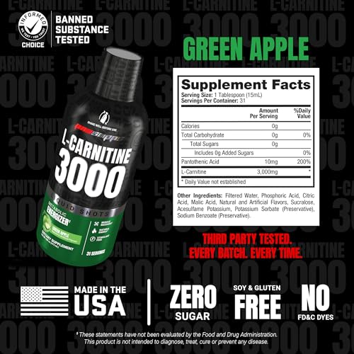 convenient L-Carnitine energy shots