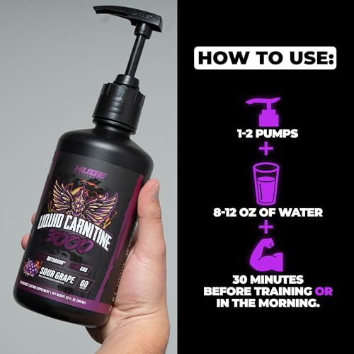 Convenient L-Carnitine servings per bottle