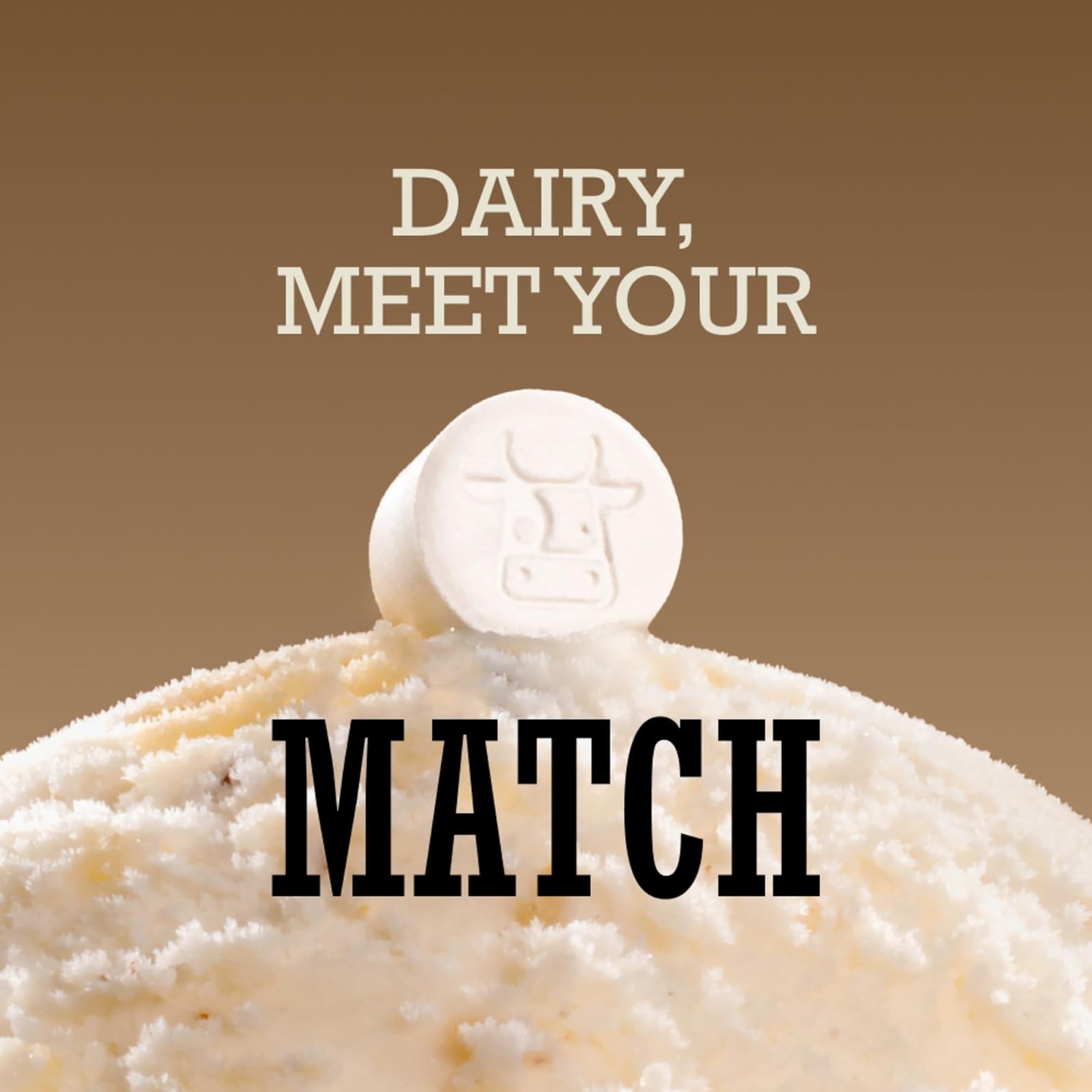 Convenient lactase pills for on-the-go