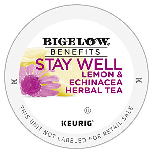Convenient lemon echinacea tea pods