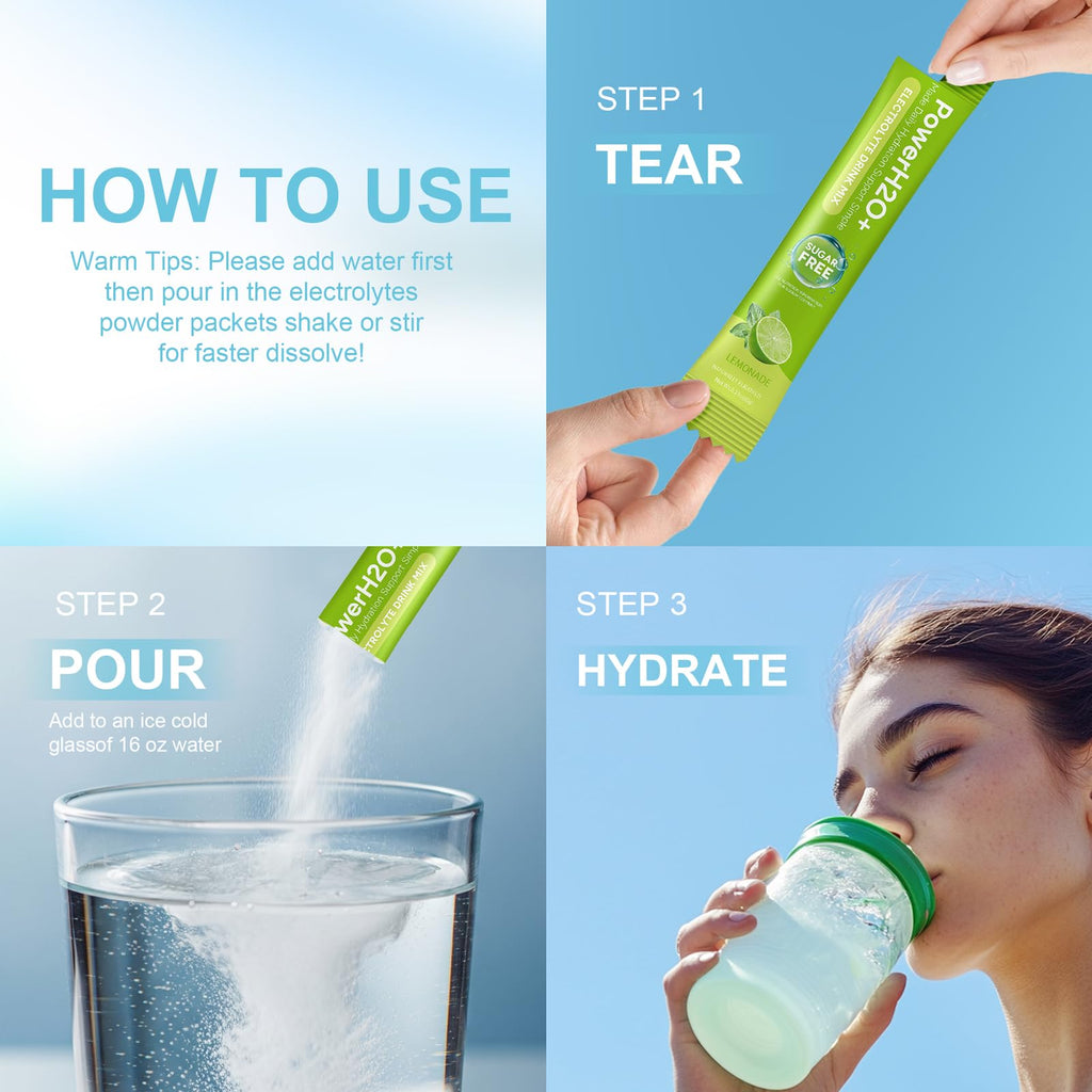 convenient lemonade electrolytes on-the-go