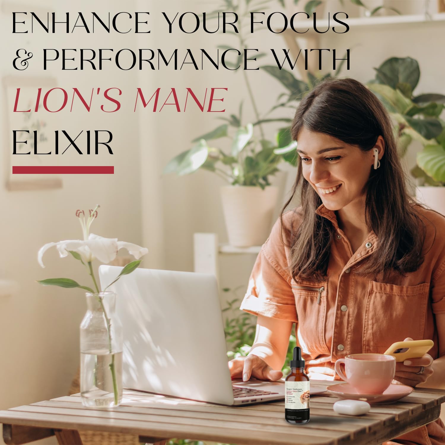 convenient lion's mane drops for on-the-go
