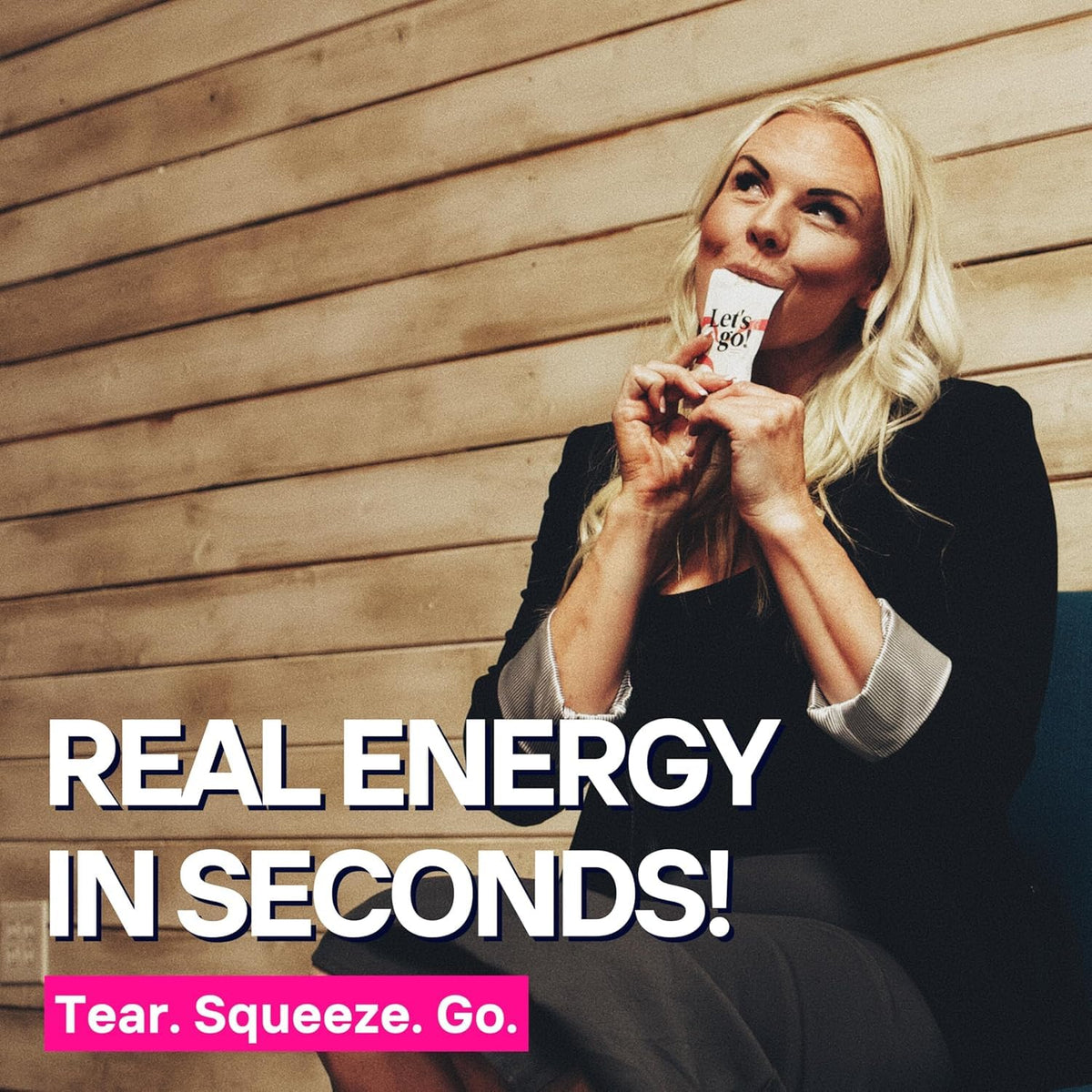 Convenient liposomal energy supplement