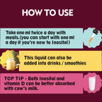 Convenient liquid drops for easy dosing