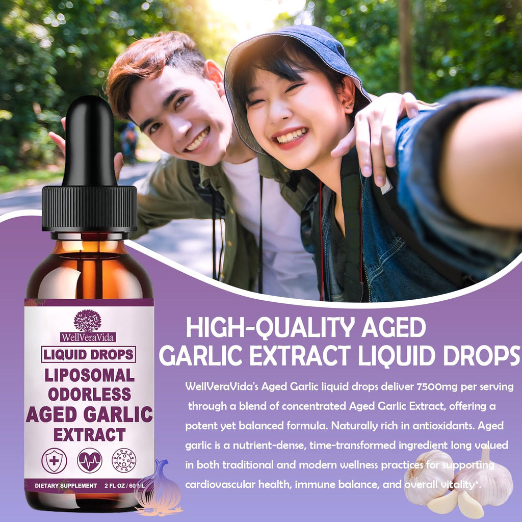 convenient liquid drops for garlic benefits