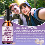 convenient liquid drops for garlic benefits