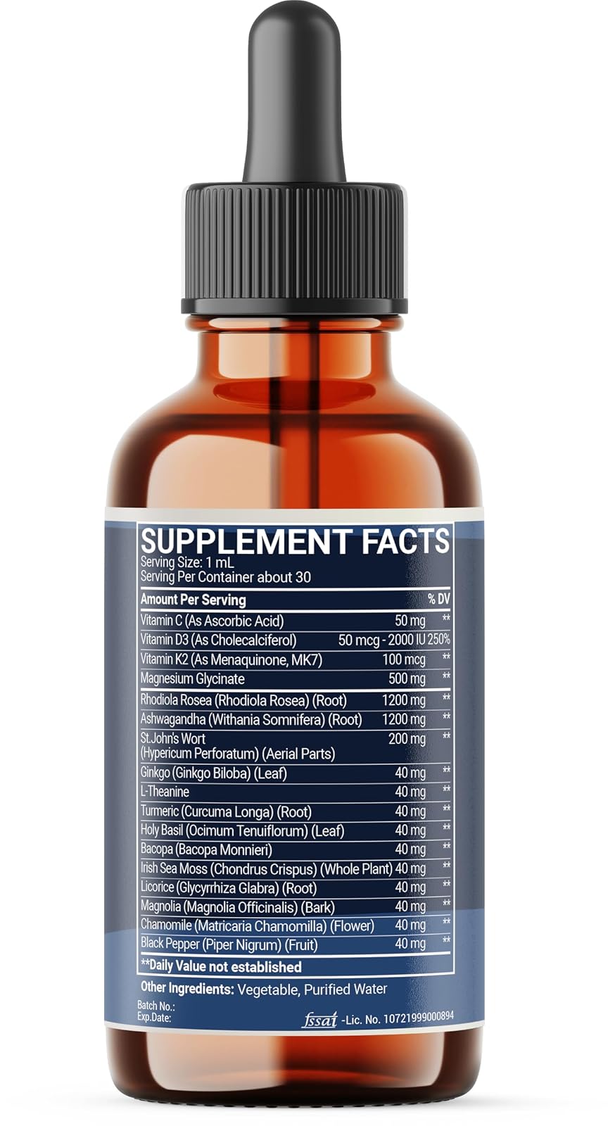 Convenient liquid drops for health