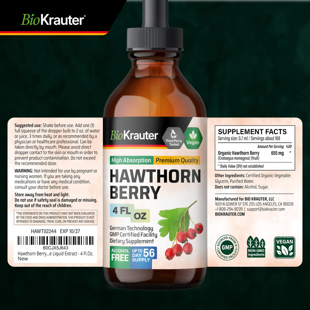 convenient liquid hawthorn supplement