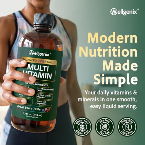 Convenient liquid multivitamin for busy lifestyles