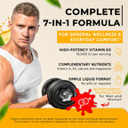 Convenient liquid vitamin D3 K2