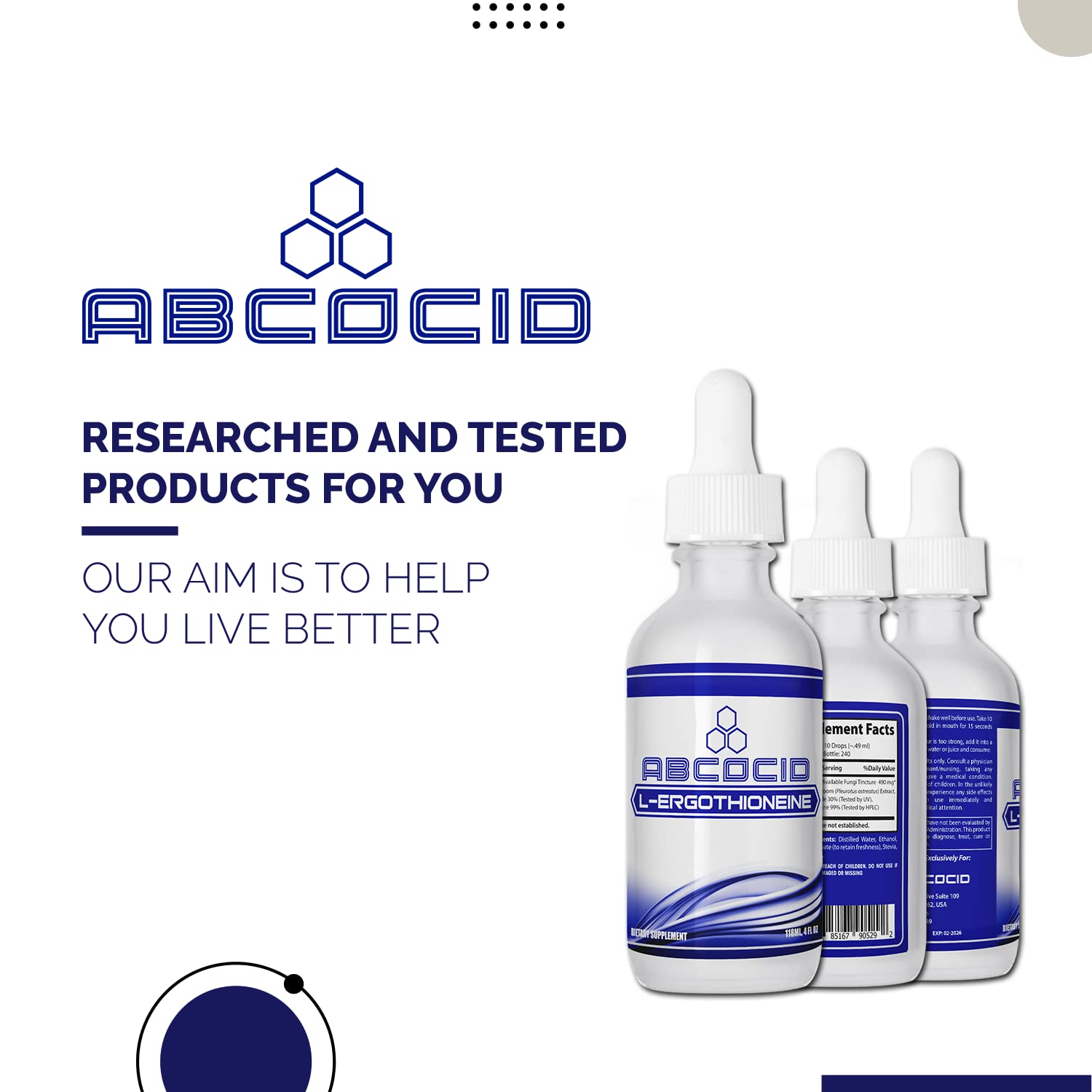 Convenient liquid vitamin & mineral source