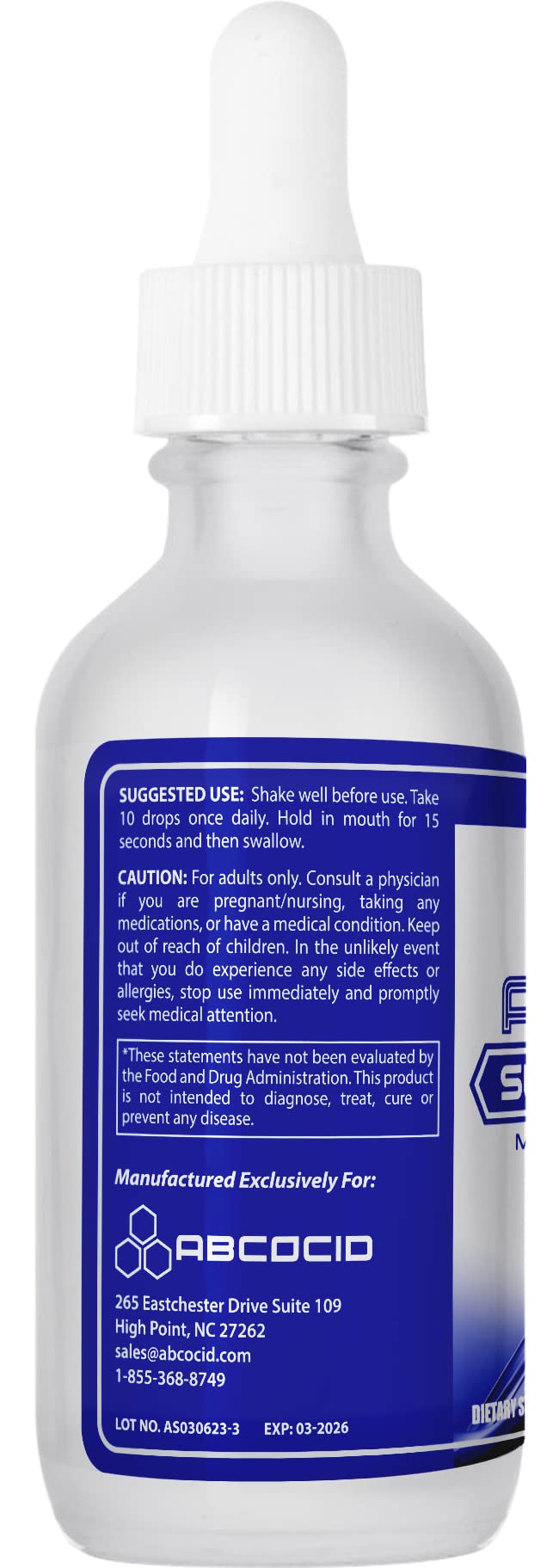 Convenient liquid vitamin supplement