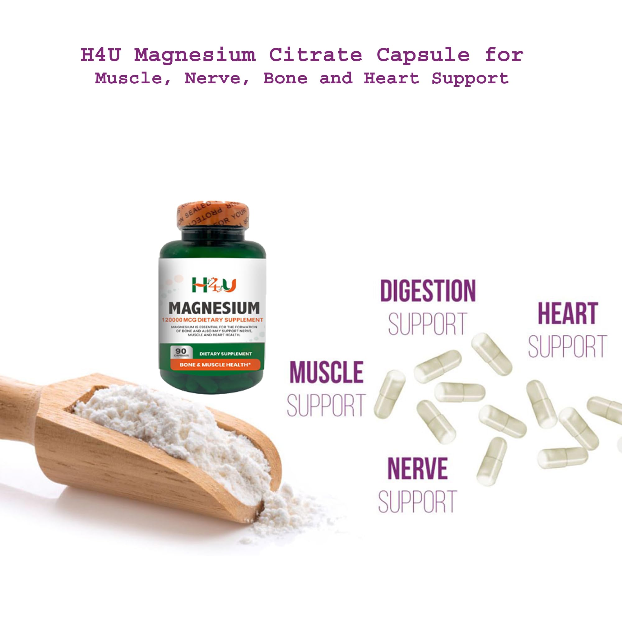 Convenient magnesium capsules for on-the-go