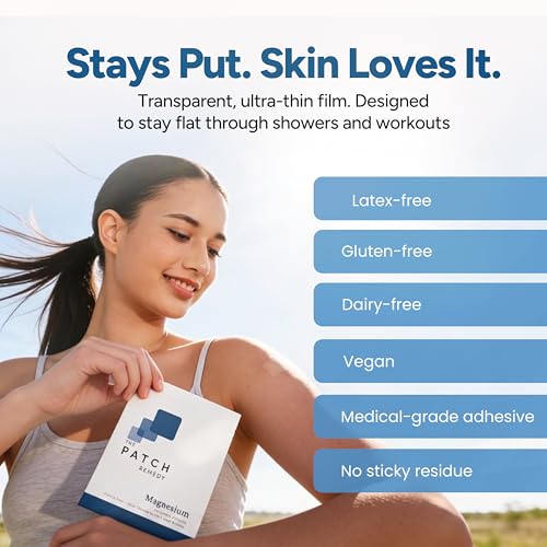 convenient magnesium patch for on-the-go