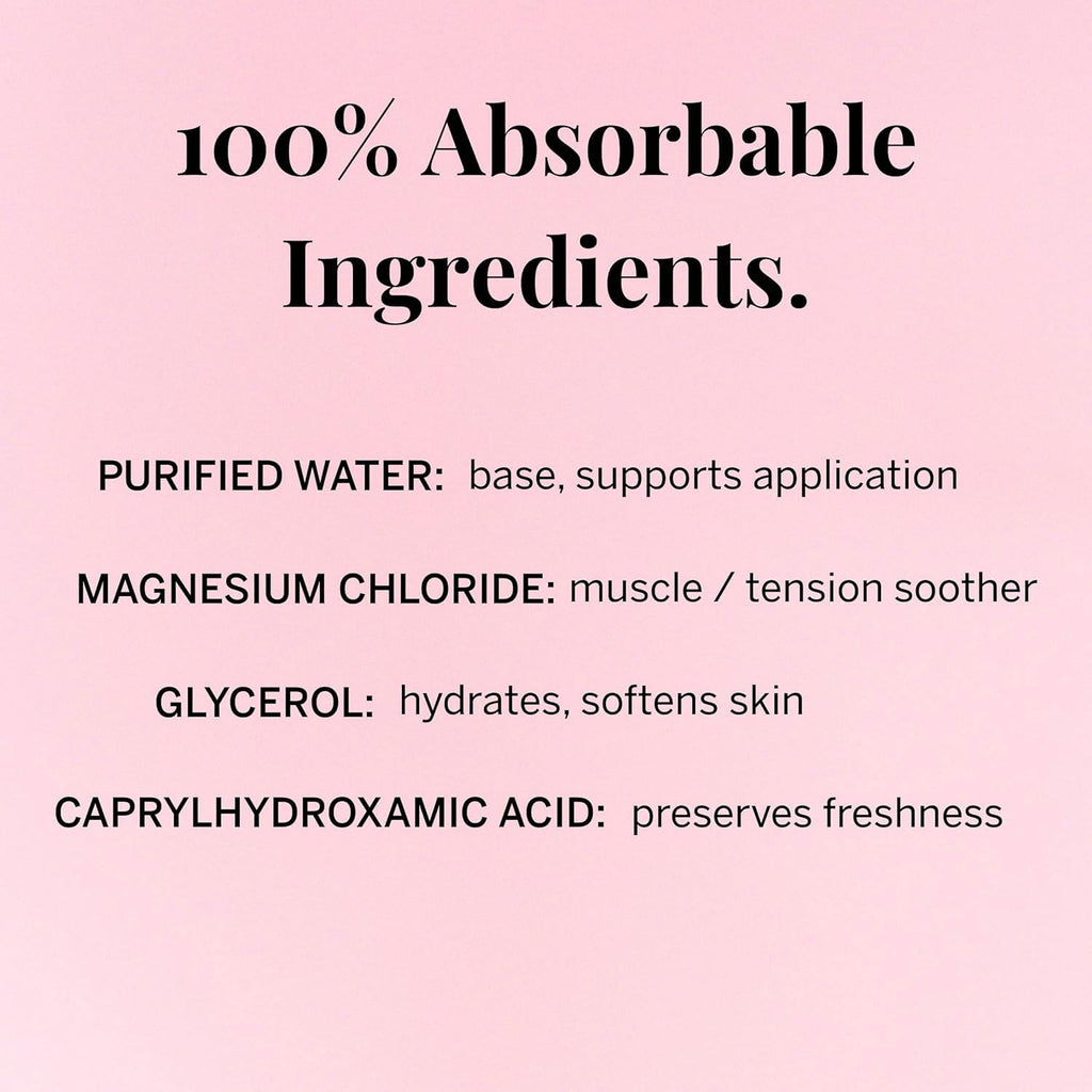 Convenient magnesium spray for daily use