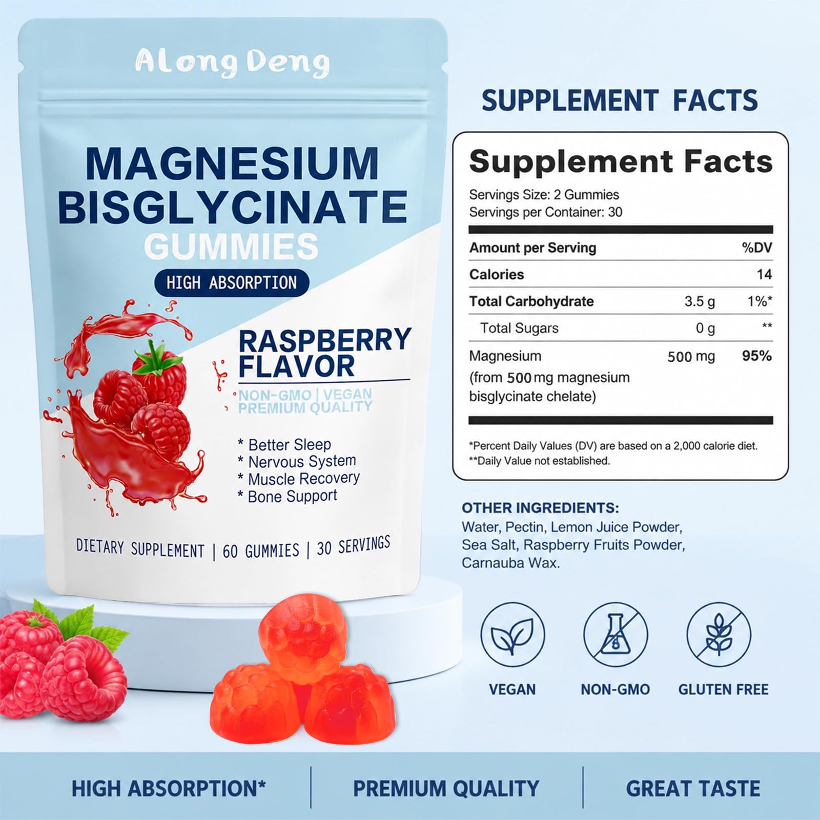 Convenient magnesium supplement for on-the-go