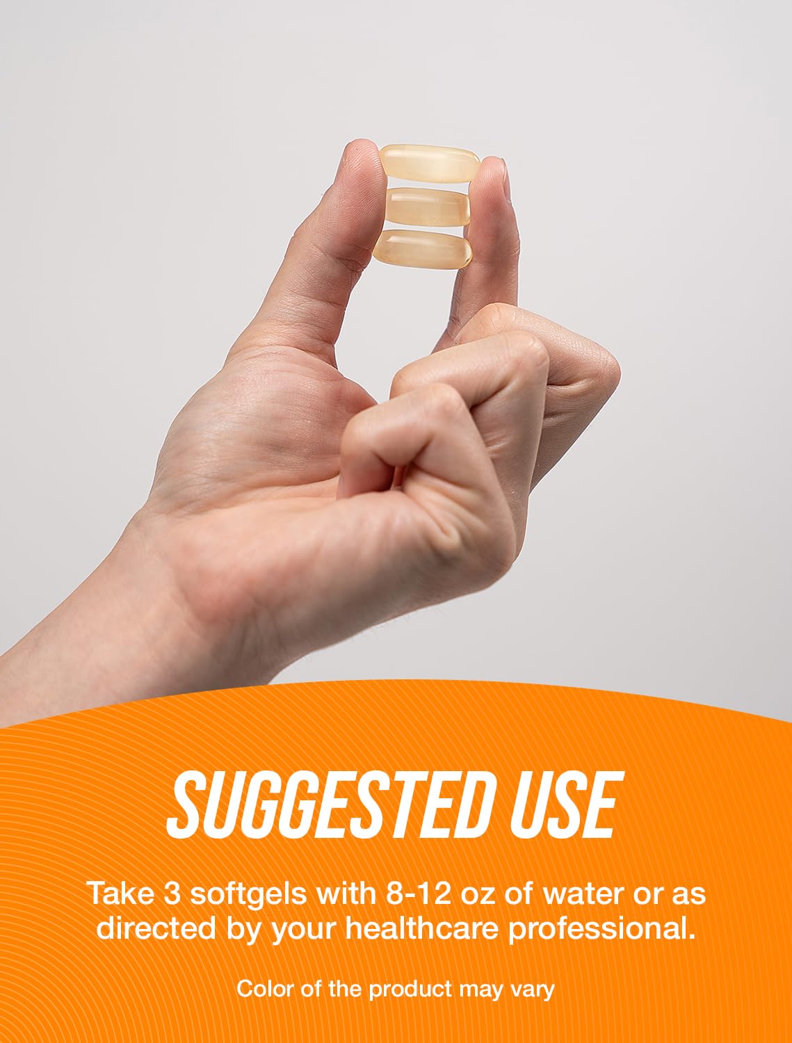 Convenient MCT oil softgel dosage