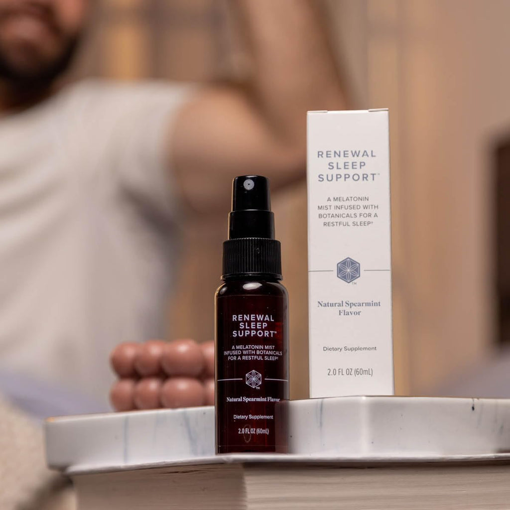 Convenient melatonin spray for relaxation