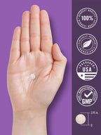 Convenient melatonin tablets for bedtime