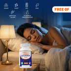 Convenient melatonin tablets for bedtime