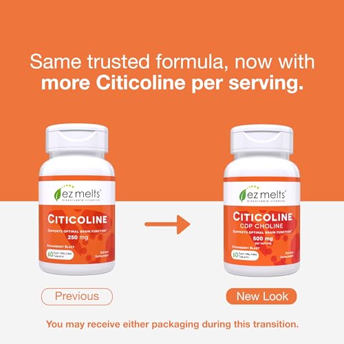 Convenient melt-in-your-mouth Citicoline
