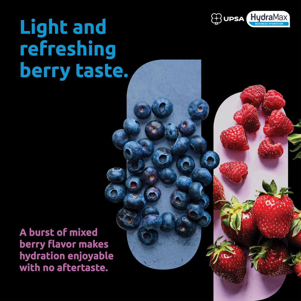 Convenient mixed berry electrolyte tablets