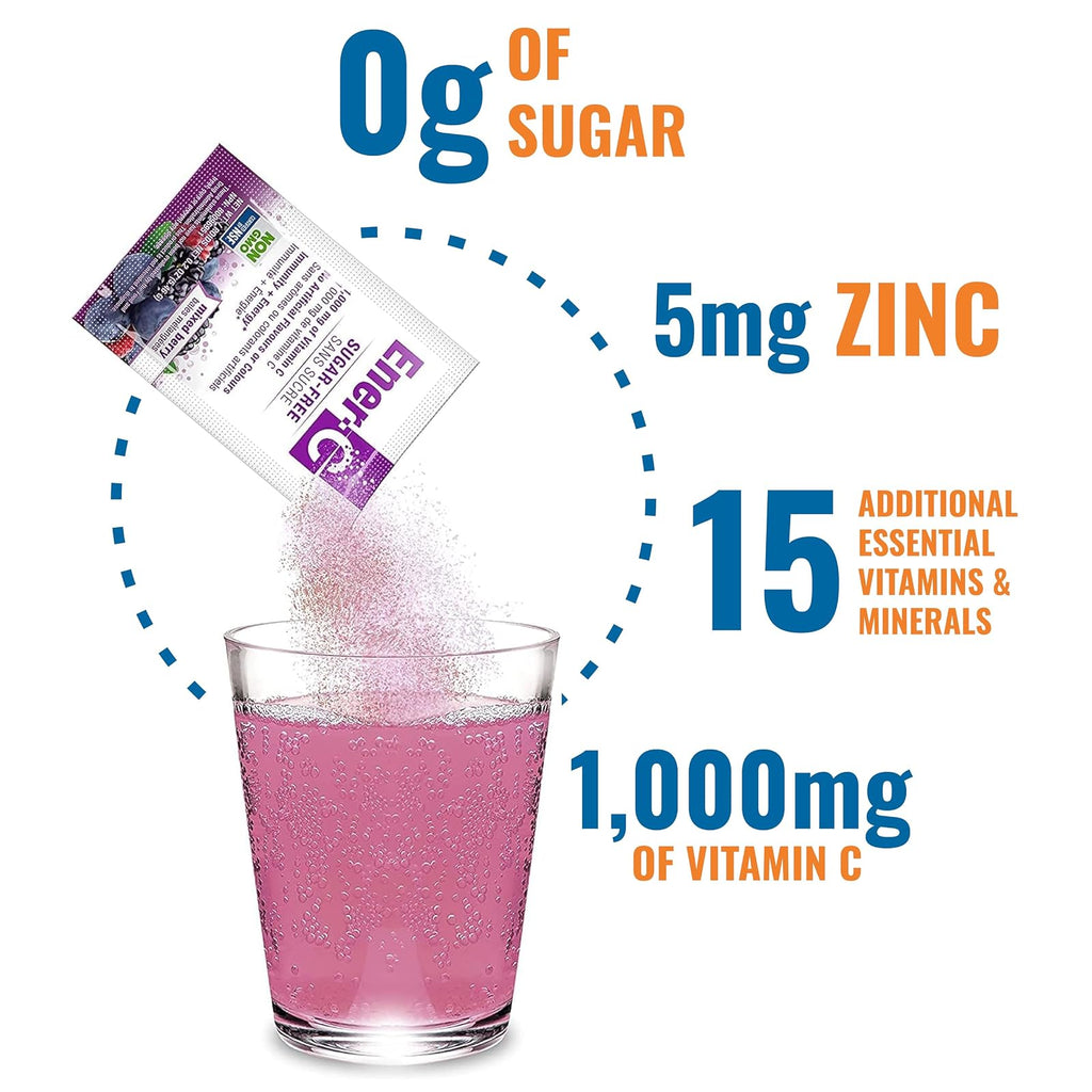 Convenient multivitamin drink packets
