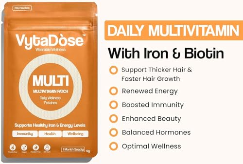 Convenient multivitamin patches for energy